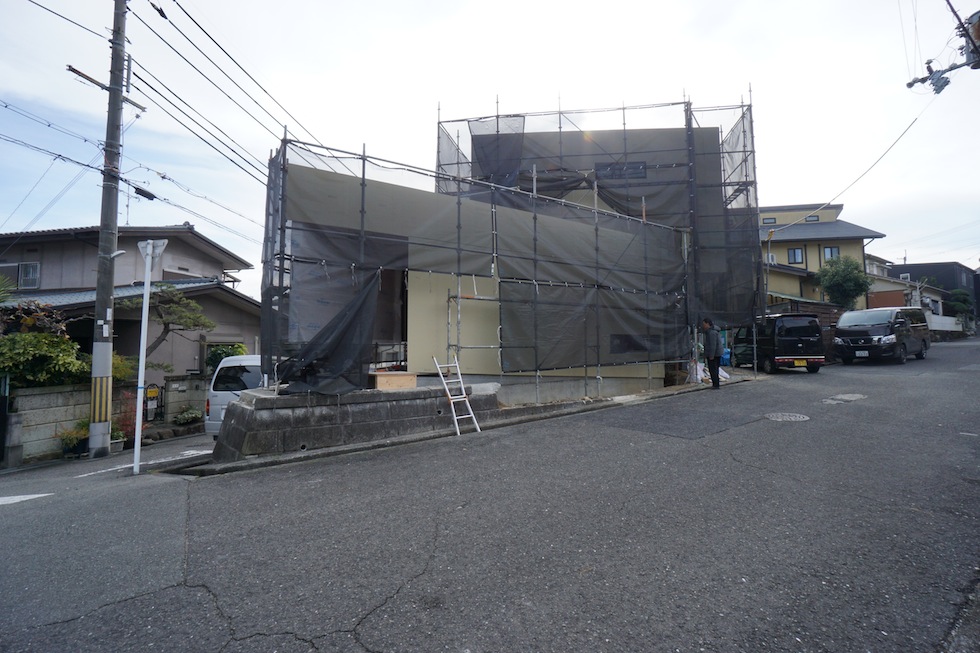 内部外部工事進行中／大阪府大阪狭山市 | 大阪 神戸の建築家|近藤晃弘建築都市設計事務所|住宅設計